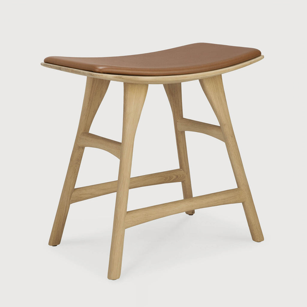 Ethnicraft | Osso Upholstered Stool – Prevalent Projects