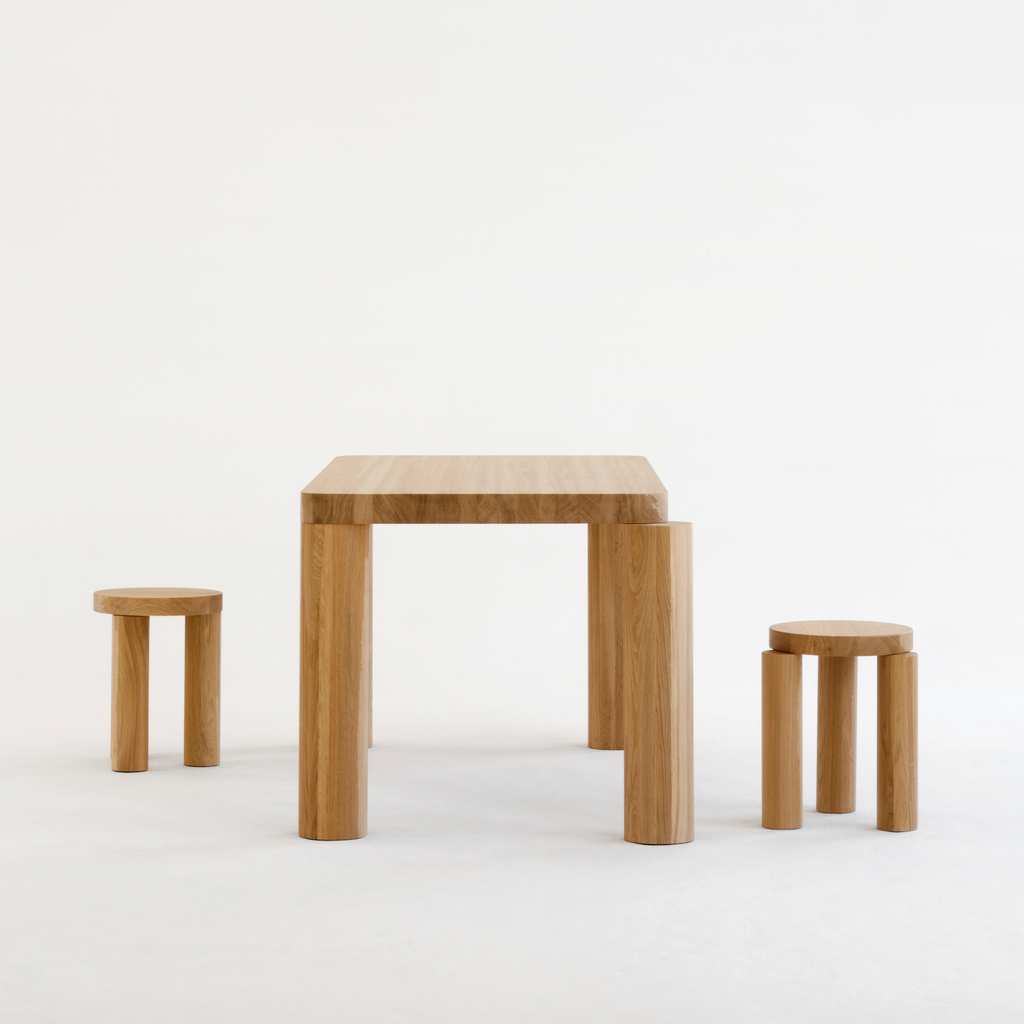 Resident | Offset Dining Table – Prevalent Projects