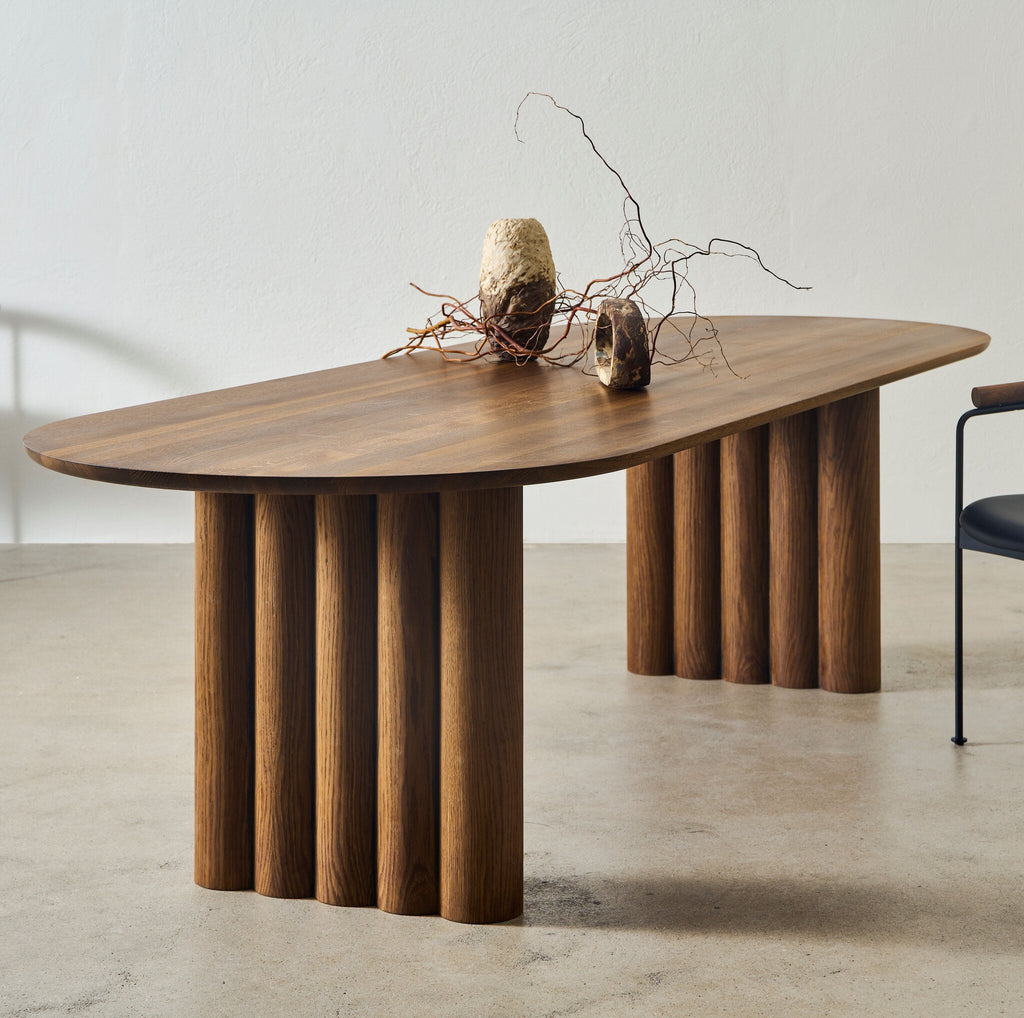 DK3 | Plush Oval Dining Table – Prevalent Projects