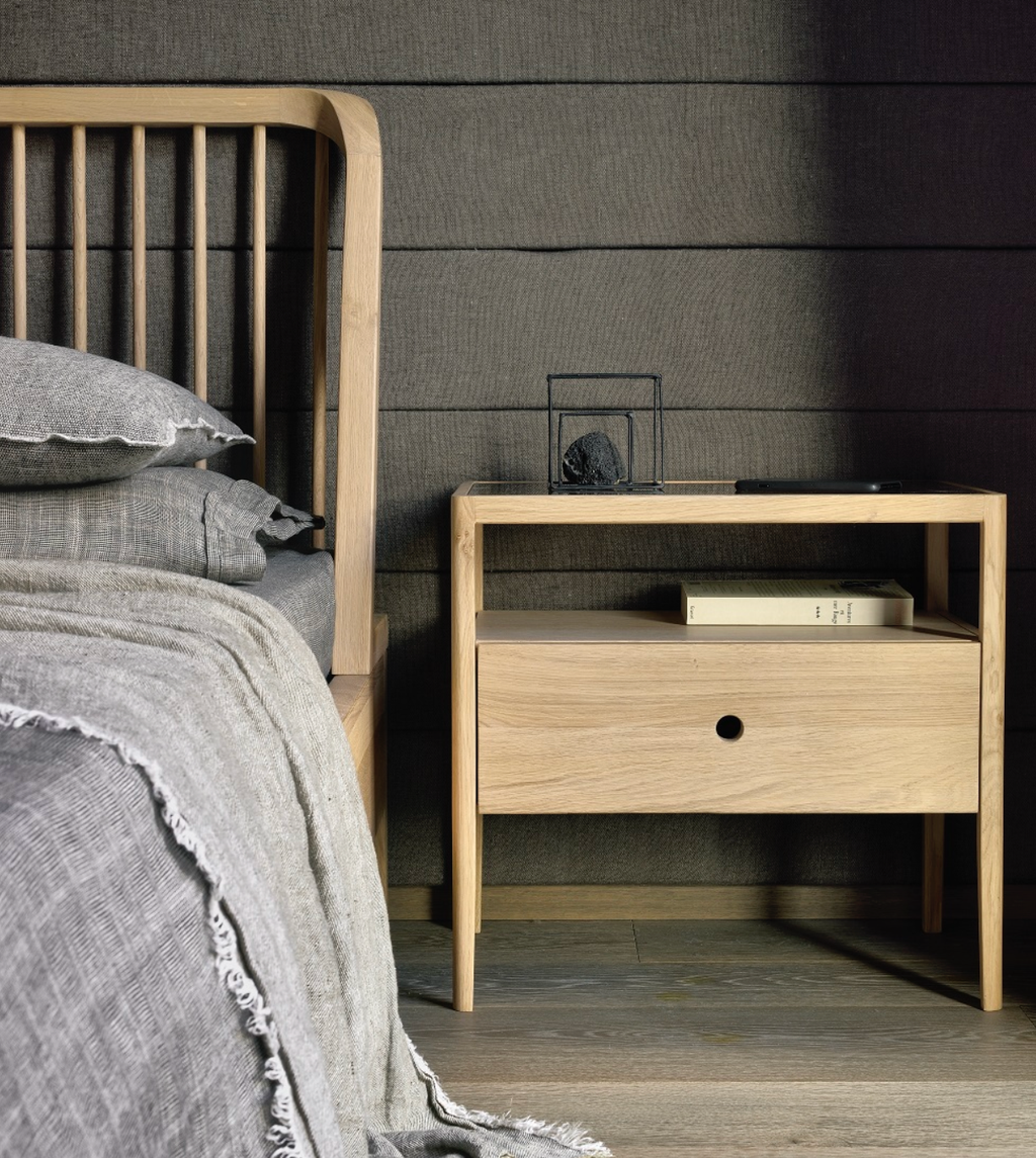 Spindle Bedside Table