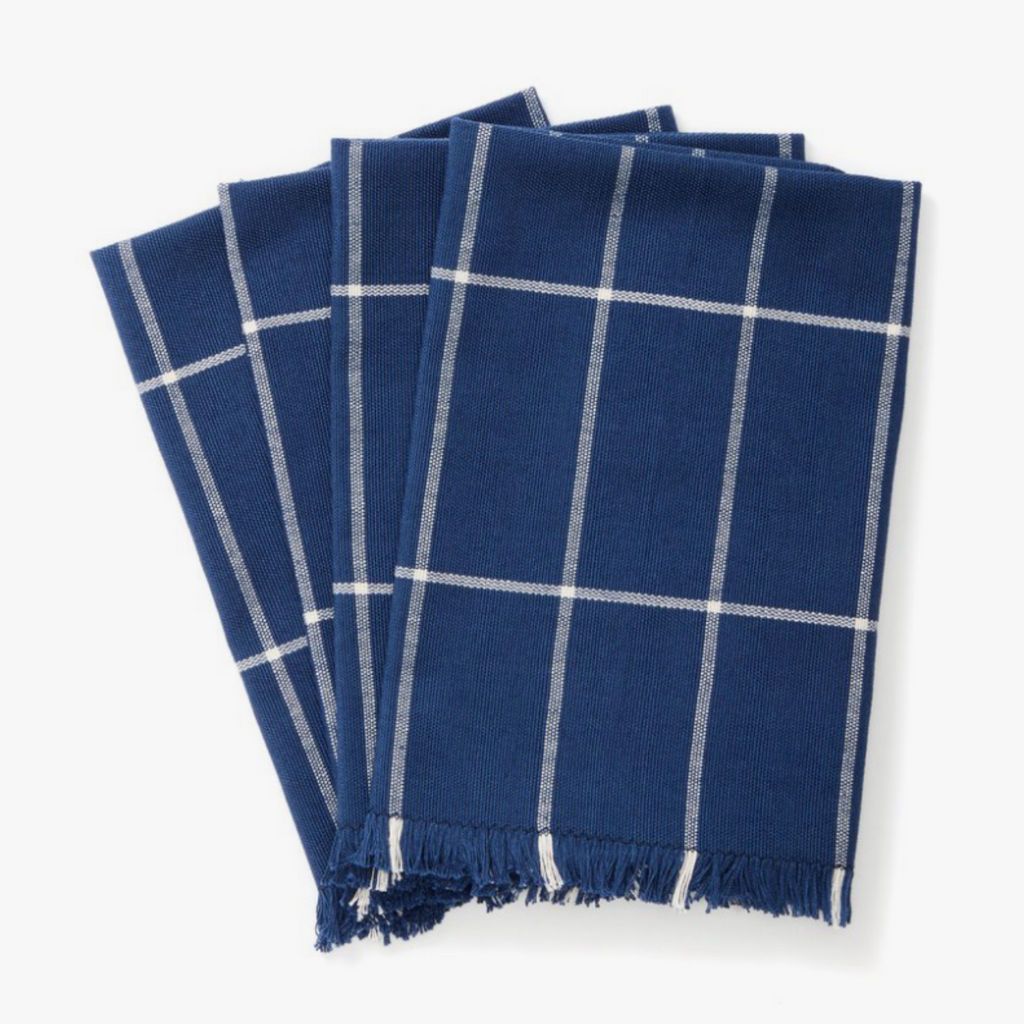 Grid Napkin – Indigo – Prevalent Projects