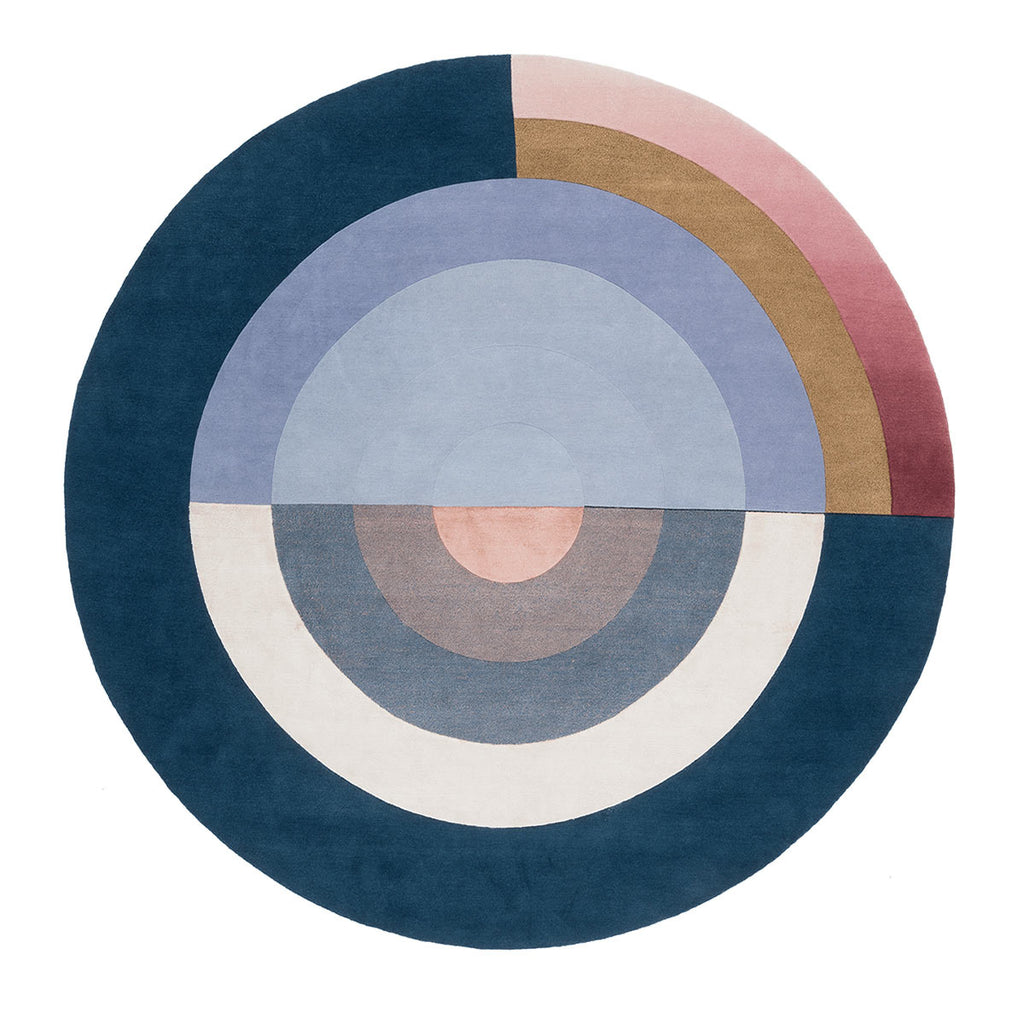 CC Tapis | Bliss Round Blue Rug – Prevalent Projects